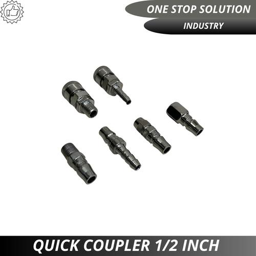 Jual Quick Coupler Compressor Sambungan Selang Angin Kompresor Drat 1/2 ...
