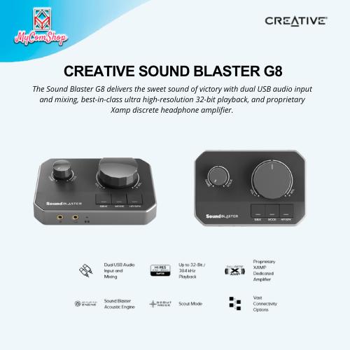 Jual CREATIVE SOUND BLASTER G8 GAMING DUAL USB-C INPUTS AND MIXING ...