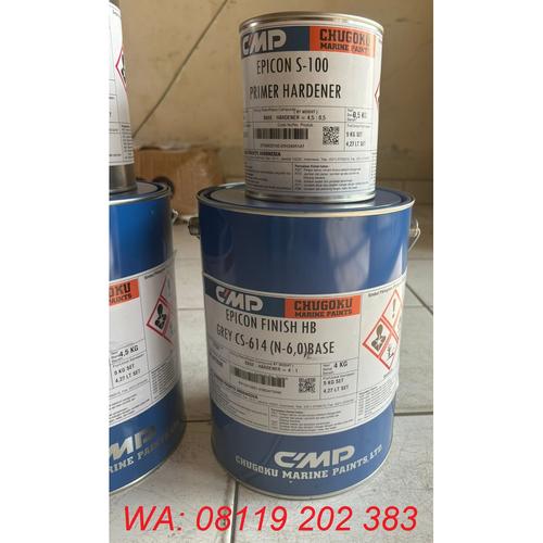 Jual Epicon Finish HB grey CS-614 @ 5 kg set (A+B), Chugoku Paint epoxy top coat grey N-6 / grey ...