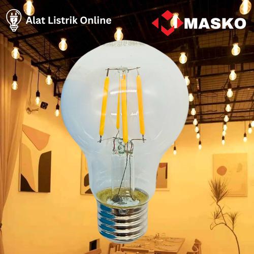 Jual Lampu Filamen Bulat 3W LED E27 Bohlam 3w watt Filament A60 - A60 3 Watt - Kab. Tangerang ...