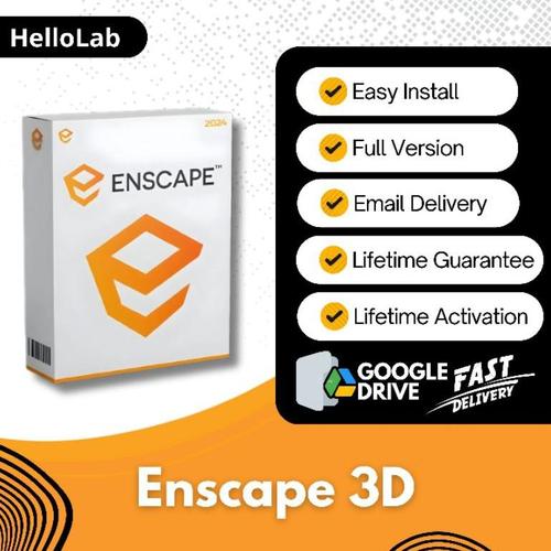 Jual Enscape 3D v4.2.0.1589 + Assets Library + Material Library Full ...