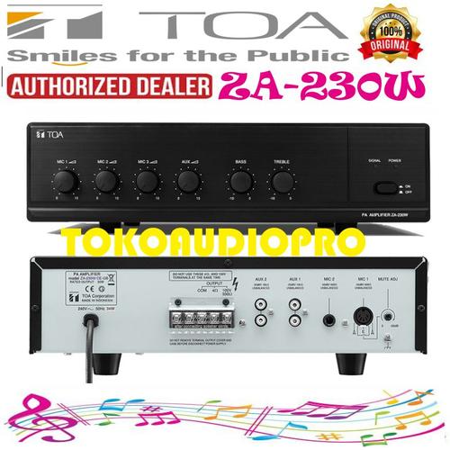 Jual Ampli Toa ZA230W Amplifier Toa Power AMplifier Toa ZA-230W ...