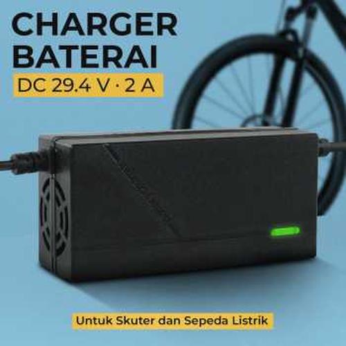 Jual Adaptor Charger Baterai Skuter Sepeda Listrik DC 24V 2A - TCDZ0001 ...