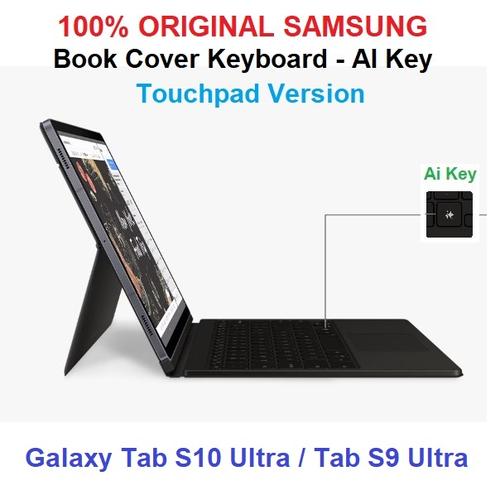 Jual Book Cover Keyboard AI Key Galaxy Tab S10 Ultra S9 Ultra 5G ...