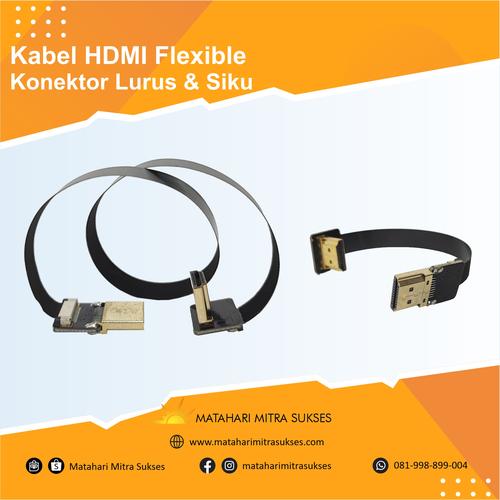Jual Kabel HDMI Flexible Konektor Lurus & Siku - Konektor B - Kab ...
