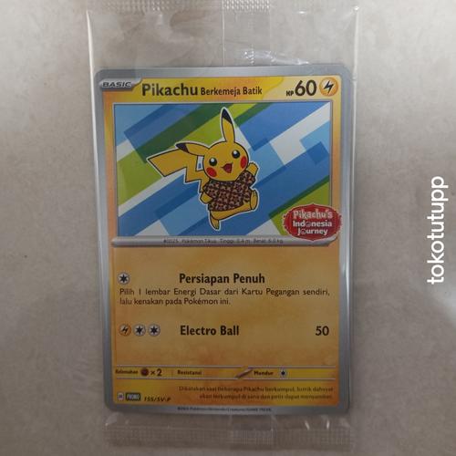 Jual Pikachu berkemeja batik staryu tcg pokemon - Kab. Tangerang - tokotutupp | Tokopedia