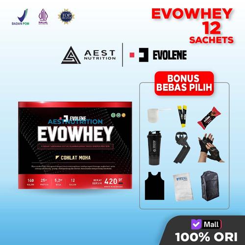 Jual Evolene Evowhey Susu Evo Whey Protein Kemasan Box Isi 12 Sachet ...