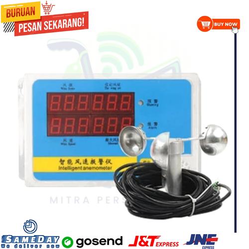 Jual Anemometer Tower Crane RS485 Wind Alarm Device Controller Wind ...