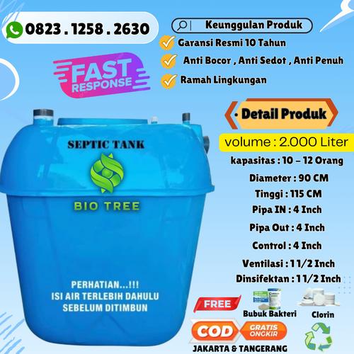 Jual septic tank biotech 2000 liter biofill , biotree , biotech ...