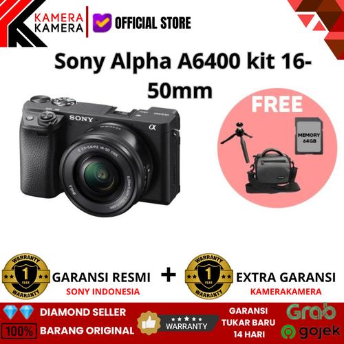 Promo Sony Alpha a6400 / Sony 6400 Body Only Mirrorless Camera - Resmi ...