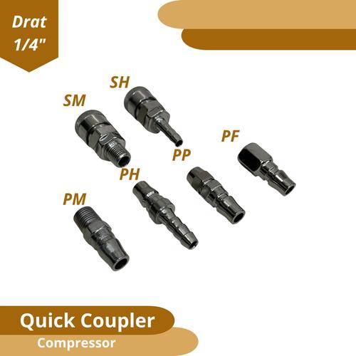 Jual Quick Coupler Compressor Connector SF SH SP SM PF PH PP PM Angin ...