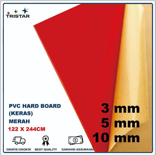 Jual PVC HARD BOARD (KERAS) 3mm 5mm 10mm UKURAN 122X244CM - Marmer ...