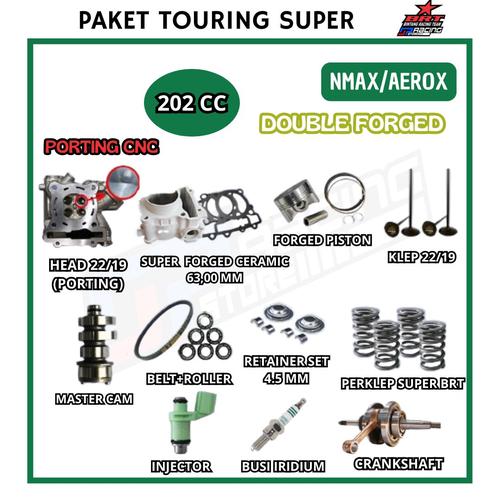Promo BRT Paket Touring 14 Nmax/Aerox Head Porting-Block Ceramic-Kruk ...
