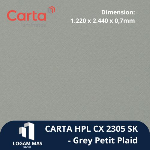 Jual CARTA SIGNATURE HPL CX 2305 SK - Grey Petit Plaid - High Pressure ...
