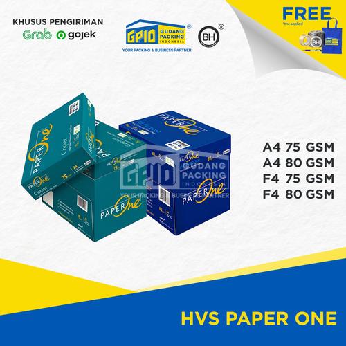 Promo (GOSEND/GRAB) PAPER ONE - Kertas HVS (A4 / F4) Gramasi (75 / 80 ...