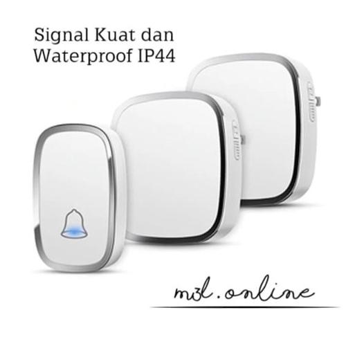 Jual Kova Belivar Double Bel Alarm Rumah Kantor Pintu Wireless Door ...