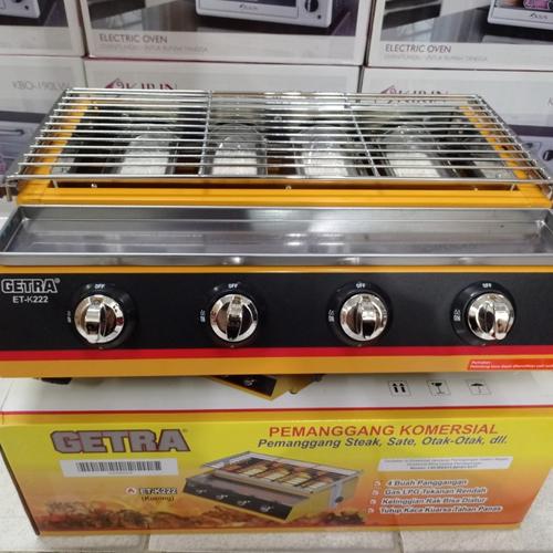Jual Griller GETRA ET K222 / ET K 222 Kompor Gas Pemanggang 4 Tungku ...