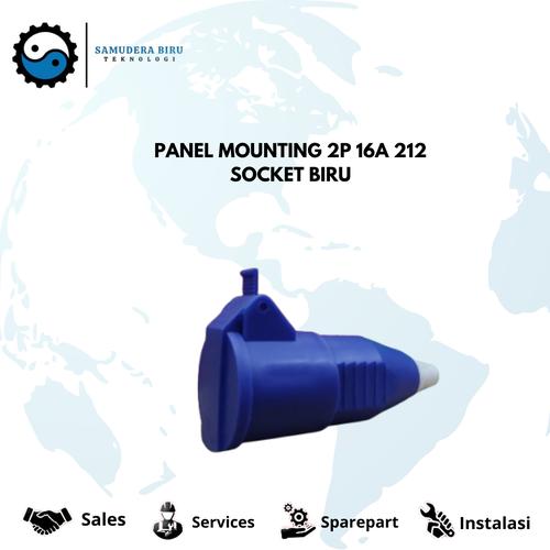Jual PANEL MOUNTING 212 2POLE 16A Industrial Mobile Mounting Socket ...