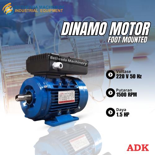 Jual Motor Elektro 1.5 Hp / 1.1 Kw Dinamo Listrik 1 Phase 2 Pole / 4 ...