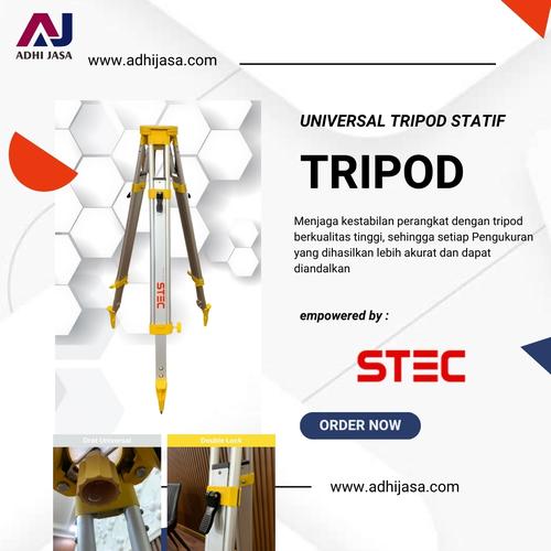Jual Tripod STEC Dual Lock untuk gps rtk total station theodolite dan waterpass - Kab. Bandung ...