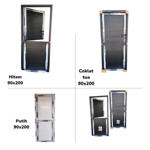Jual pintu belah dua free packing kayu - Putih, kanan - Kab. Bogor ...