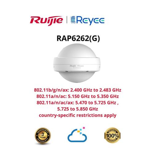 Jual Ruijie|Reyee RG-RAP6262(G) Wi-Fi 6 AX1800 Outdoor Access Point ...