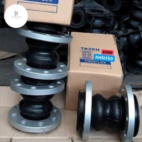 Jual Flexible Tozen Rubber Joint Twinflex 4" inch DN100 ANSI 150 / #150 ...