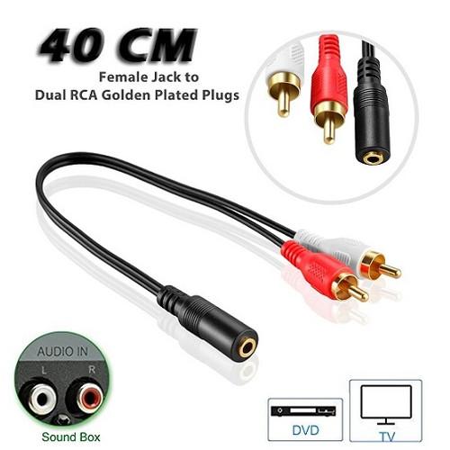 Jual Kabel Adaptor Audio 3.5mm Cable Alat Sambungan Penghubung Cabel ...