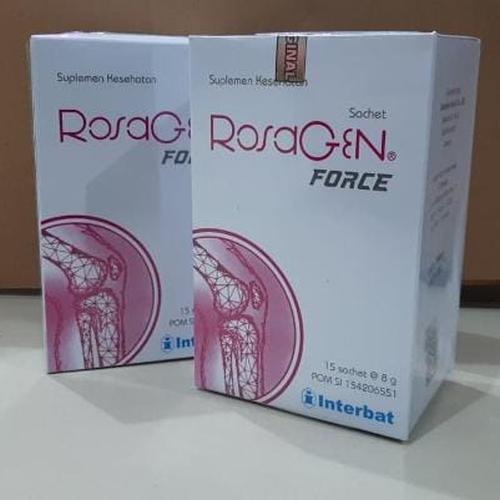 Jual Rosagen Force Suplemen Sendi Otot Dan Tulang - 15 Sachet - Jakarta ...