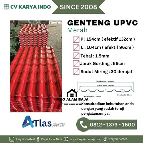 Jual Genteng UPVC merk Atlas Roof - GENTENG MERAH - Kota Depok - Karya ...