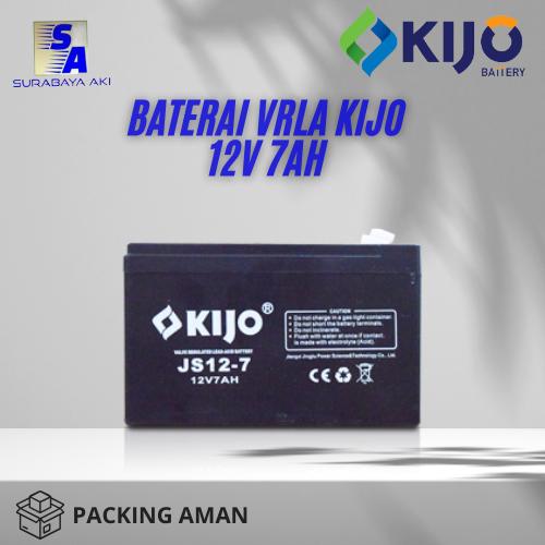 Jual BATERAI KIJO 12V 7AH AKI UPS KIJO AKI SOLAR PANEL BATERAI VRLA - KIJO 12V 7AH - Kota ...