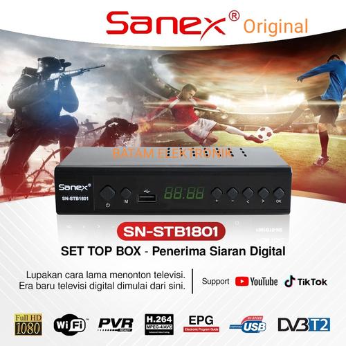 Jual Set Top Box SANEX SN-STB1801 / STB SANEX SN-STB1801 - Kota Batam - Batam Electronic ...