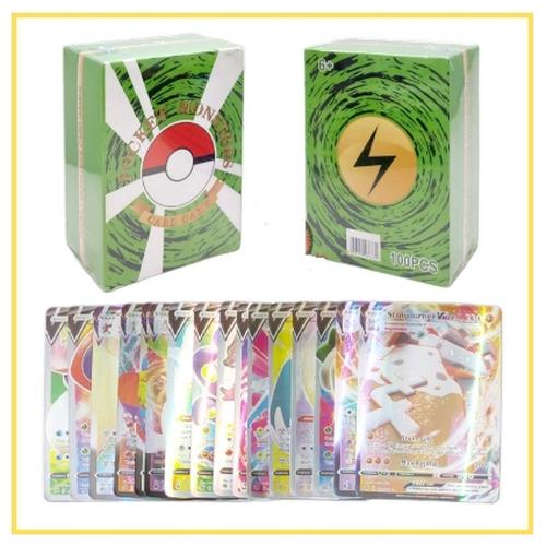 Jual 100pcs pokemon Kartu Pokemon VSTAR-VMAX Box untuk Koleksi Anak ...
