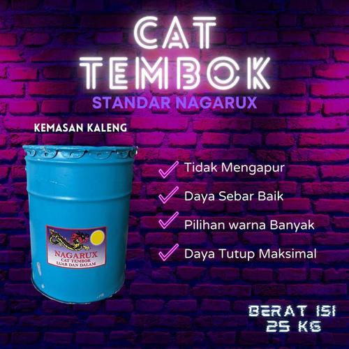 Jual Cat Tembok Putih Nagarux 25Kg - Kaleng, 20 Kg - Jakarta Timur ...