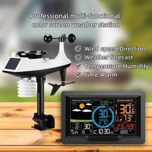 Jual Wireless Weather Station Deteksi Arah Kecepatan Udara Angin Dan ...