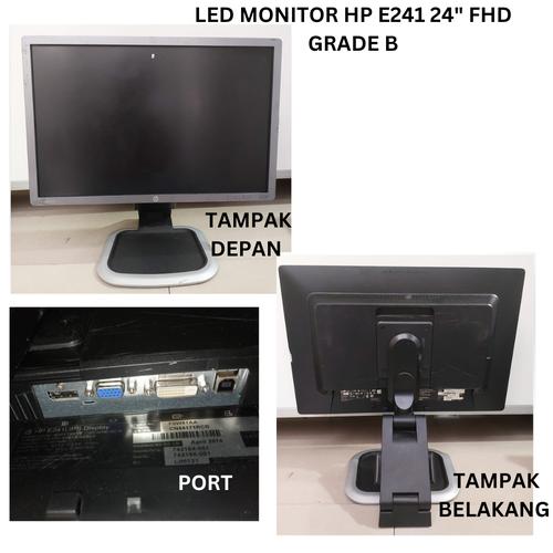 Jual LED Monitor HP E241 24" Inch FHD Grade B - Jakarta Pusat ...