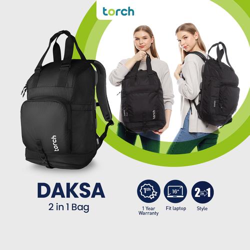 Promo Torch Daksa 2 in 1 Tote bag Backpack Tas Ransel Laptop up to 16 ...
