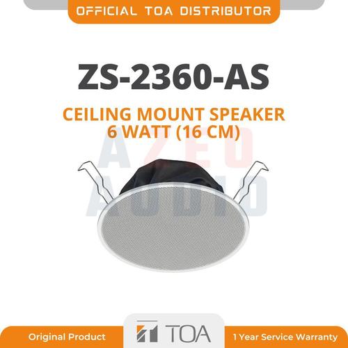 Jual Ceiling Mount Speaker TOA ZS-2360 6W | Garansi Resmi - Jakarta ...