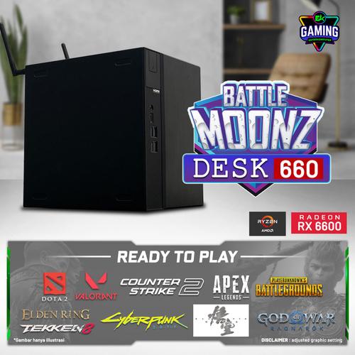 Promo PC Rakitan EK Theme - BattleMoonz Desk 660 - Ryzen 5 RX 6600 ...