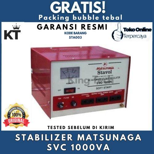 Jual Stabilizer Matsunaga 1000watt 1000 Watt 1000w Stavol Svc 1000n RESMI - Kota Depok - King ...