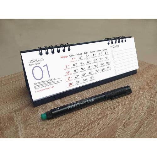 Jual Kalender duduk 2024 dan 2025 Horizontal Ukuran Medium, Untuk ...