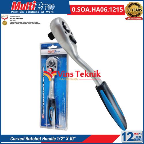 Jual MULTIPRO Gagang Kunci Soket Sok Shock Socket Rachet Curved Ratchet ...