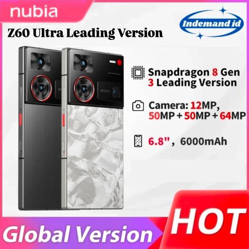 Jual Nubia Z60 Ultra Leading Version 5G 6.8 "AMOLED 120Hz Qualcomm Snapdragon 8 Gen 3 6000mAh ...