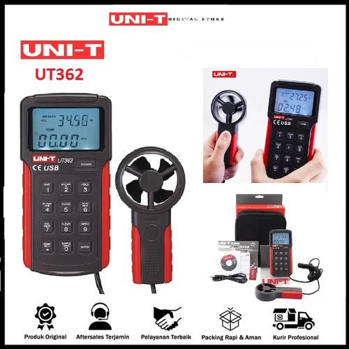 Jual UNI-T UT362 Layar LCD Anemometer Digital Pengukur Kecepatan Angin ...