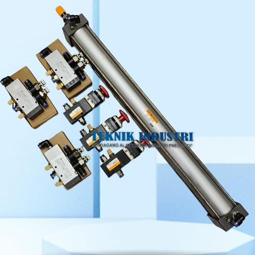 Jual Pneumatic electro Cylinder Set Otomatis No Red Switch Electrik ...