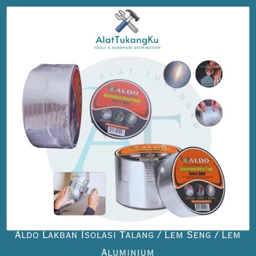 Jual Aldo Isolasi Lem Talang Butyl 5 cm x 1 meter / Lem Seng Aluminium ...