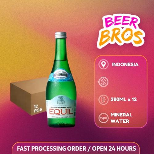 Jual Equil Sparkling Mineral Water 380ml [ dus isi 12 botol ] - Khusus JNE Trucking + Termasuk ...