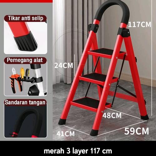 Jual Star Reaim Tangga 4/5/6 Step Rumah Lipat Tangga Besi Lipat ...