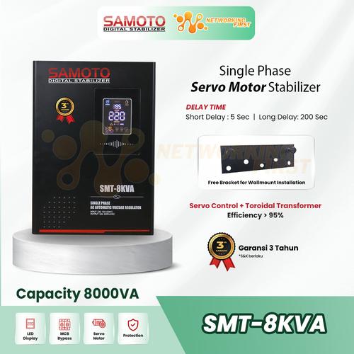 Jual SAMOTO Stabilizer Single Phase 8000VA - Stabilizer Listrik Single Phase SMT-8000 - Kota ...