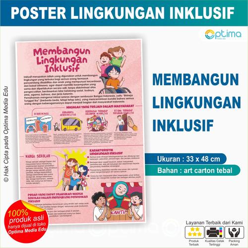 Jual Poster Membangun Lingkungan Inklusif di Masyarakat dan Sekolah ...